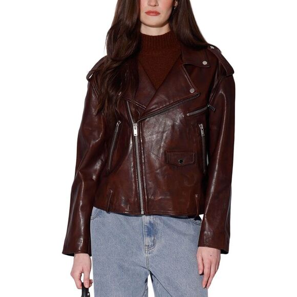Walter Baker | Jackets & Coats | Walter Baker Womens Jett Leather ...